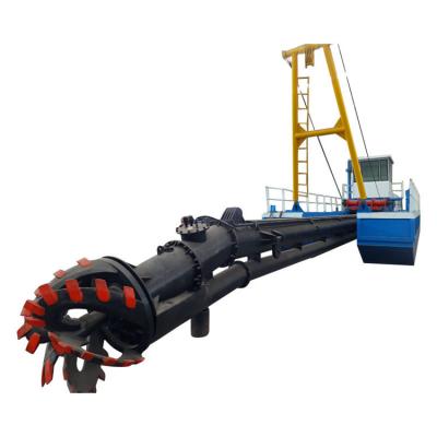China 16 Inch Cutter Suction Dredger for Small Gold Extraction Diesel Powered Chain for sale