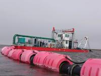 China KEDA Marine Engine Cutter Suction Dredger 10/8 Inch Pump 800 M3/H Water Flow for sale
