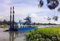 China KEDA Marine Engine Cutter Suction Dredger 10/8 Inch Pump 800 M3/H Water Flow for sale