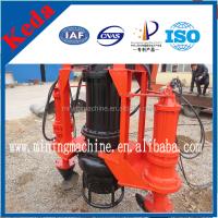 China 800m Discharging Distance Sand Dredging Pontoon 30m Dredging Depth 50cm Draught for sale