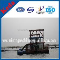 China 800m Discharging Distance Sand Dredging Pontoon 30m Dredging Depth 50cm Draught for sale