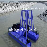China 800m Discharging Distance Sand Dredging Pontoon 30m Dredging Depth 50cm Draught for sale