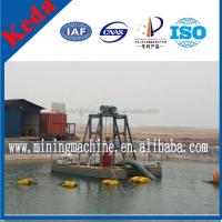 China 800m Discharging Distance Sand Dredging Pontoon 30m Dredging Depth 50cm Draught for sale