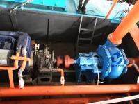 China Diesel Jet Suction Dredger with 100cm Draught 5m Dredging Depth for sale