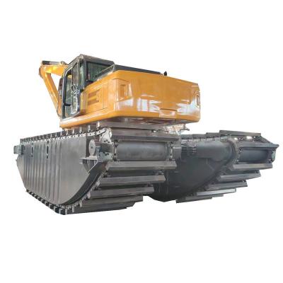 China 194KW Engine Amphibious Dredger for Weed Removal / Dirt Excavation for sale