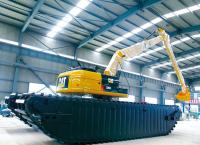 China 194KW Engine Amphibious Dredger for Weed Removal / Dirt Excavation for sale