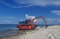 China Self Propulsion Amphibious Dredger for Construction / River Dredging for sale
