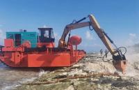 China Self Propulsion Amphibious Dredger for Construction / River Dredging for sale