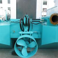 China Multipurpose Amphibious Dredger 15m Dredging Depth 60cm Draught 450m3/h Water Flow for sale