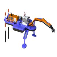 China Diesel Engine Amphibious Cutter Suction Dredger 500m3/h Water Flow 1500m Discharge for sale