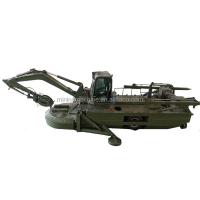 China Sand Dredging Amphibious Dredger with 10m Dredging Depth 500m Discharging Distance for sale