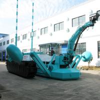 China Shallow Water Work Sites Amphibious Dredger 6m Dredging Depth 100cm Draught for sale