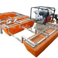 China 2inch Mini Gold Dredger 100cm Draught 2 Float Sets 5-15t/h for Mining for sale