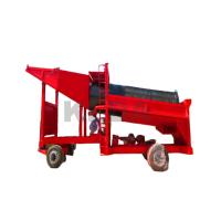 China Mobile Gold Trommel Wash Plant 50-300t/h Capacity Portable Mining Equipment for sale