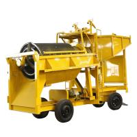 China Mobile Gold Trommel Wash Plant 50-300t/h Capacity Portable Mining Equipment for sale