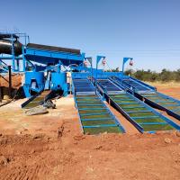 China Small Capacity Trommel Gold Wash Plant Customized Diesel Driven for sale