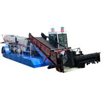 China 19000 kg Automatic Hydraulic Control Aquatic Weed Harvester with 4 Layers Anti-Rust Marine Paint for River Cleaning for sale