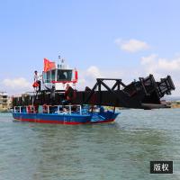 China Automated Aquatic Weed Harvester 0.5m Draft Hydraulic System for Efficient Water Plant Removal for sale