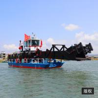 China Automated Aquatic Weed Harvester 0.5m Draft Hydraulic System for Efficient Water Plant Removal for sale