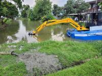 China 90kw Power Mini Amphibious Excavator 200mm Suction Pipe Dia for Efficient Dredging for sale