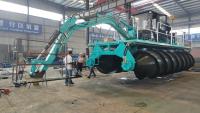 China KEDA 11m x 3.3m x 3.1m Amphibious Spartina Alterniflora Mower 20t Weight Cummins Engine Wetland Restoration for sale