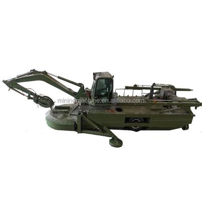 China KEDA 2024 Self-Propulsion Track Type Amphibious Excavator with Cutter Suction Dredger Function for sale
