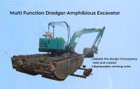 China KEDA XE215S 20t Long Reach Amphibious Excavator 194KW Engine 6.5m Dredging Depth for sale