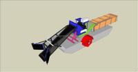 China KEDA Aquatic Weed Harvester 0.8-1m Mowing Depth Automatic for River Reservoir Cleaning for sale