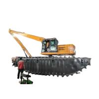 China Swamp Amphibious Excavator 90kw 500m³h Working Capacity for Construction Works for sale