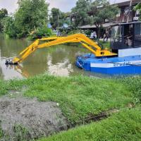 China Mini Amphibious Dredger 50cm Draught 3000kg Weight 500m³h Capacity for Energy Mining for sale