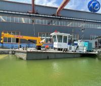 China Automatic Steel Tug Boat 200-600 HP for Dredger Service 15m Length for sale