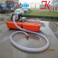 China Mini Gold Mining Dredger 5hp Diesel Engine with Pump Gold Chute for Small River for sale