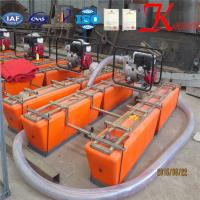 China Diesel Engine Mini Gold Dredger 8m Dredging Depth 5-15t/h Capacity Alluvial Gold Recovery for sale