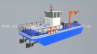 China Keda 15m Tug Boat 200-600 HP Work Boat for Anchor Towing and Barge Transport for sale