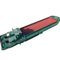 China Customized Sand Carrier Barge 15m3 for River Dredging with Jet Suction Dredger for sale