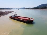 China Customized Sand Carrier Barge 15m3 for River Dredging with Jet Suction Dredger for sale