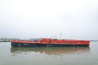 China Customized Sand Carrier Barge 15m3 for River Dredging with Jet Suction Dredger for sale