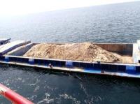 China Diesel Engine Sand Carrier Barge with 15 KG Weight and Simple Structure for Easy Operation for sale