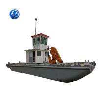 China Keda Custom Steel Tug Boat 60HP for Towing Workboat Dredger Service 12t Load Capacity for sale