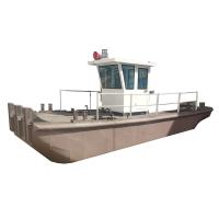 China Keda Custom Steel Tug Boat 60HP for Towing Workboat Dredger Service 12t Load Capacity for sale