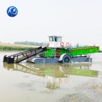 China Full Hydraulic Drive Aquatic Weed Harvester 10m Paddle Wheel Propulsion Modular Design Waterway Cleaning Boat for sale
