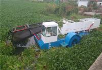 China 12t Load Capacity 75kw Power 3000m2h Aquatic Weed Harvester River Grass Cleaning Barge for sale