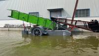 China KEDA Mini Aquatic Weed Harvester Paddle Wheel Driven 3km/h Working Speed 75kw for sale