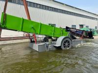 China KEDA Mini Aquatic Weed Harvester Paddle Wheel Driven 3km/h Working Speed 75kw for sale