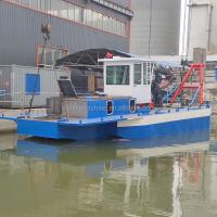 China Steel Sand Transportation Barge 40T With 60cm Empty Draft 2m Maximum Loaded Draft for sale