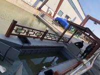 China 75kw Aquatic Weed Harvester 2.6m Harvesting Width 3km/h Speed Floating Garbage Collection Boat for sale