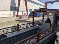 China 75kw Aquatic Weed Harvester 2.6m Harvesting Width 3km/h Speed Floating Garbage Collection Boat for sale