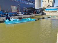 China 75kw Aquatic Weed Harvester 2.6m Harvesting Width 3km/h Speed Floating Garbage Collection Boat for sale