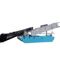 China Compact Diesel Engine Mini Harvester 6m x 3m x 2m for River Cleaning Water Weed Harvester Pond Weed Collector for sale