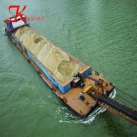 China Self Propelled Sand Pump Barge 45KW 40T Total Weight 100ft Length 1000t DWT for sale
